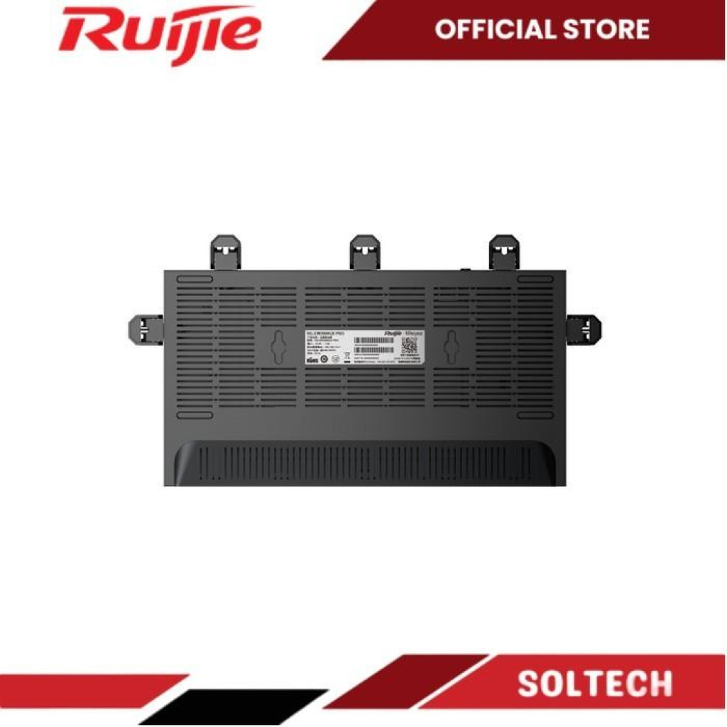 Ruijie RG-EW3000GX PRO Wi-Fi 6 3000M Dual-Band Gigabit Gaming Router | Soltech Data Indonesia