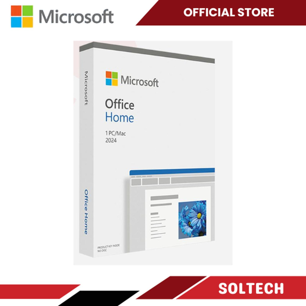 Microsoft Office Home 2024 English APAC EM Medialess | Soltech Data Indonesia