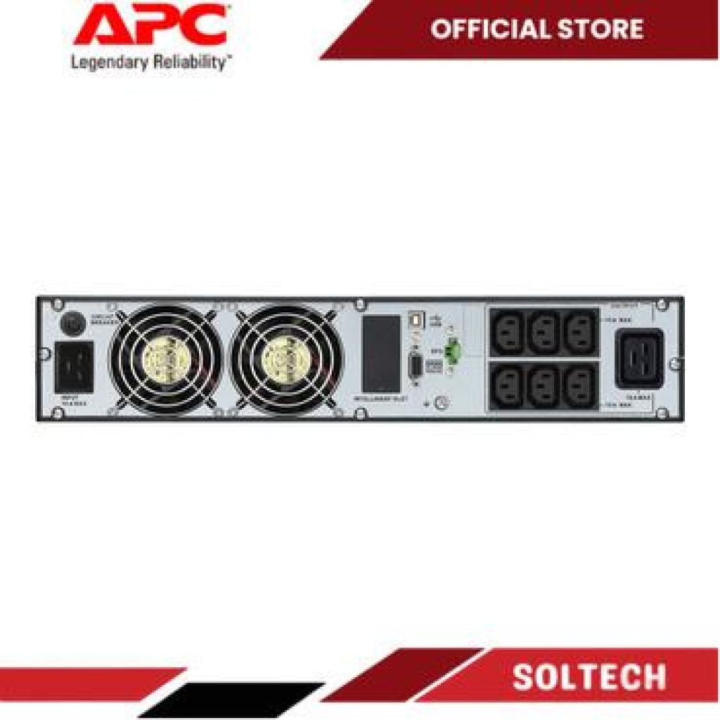 UPS APC Easy UPS On-Line 3kVA/2700W Rackmount 2U 230, 6x IEC C13 + 1x ...