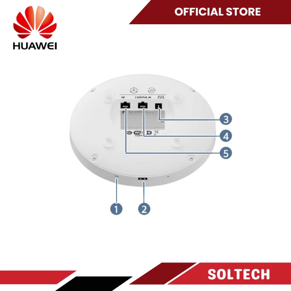 Huawei AP661 Access Point Wifi 6 - Indoor ceiling | Soltech Data Indonesia